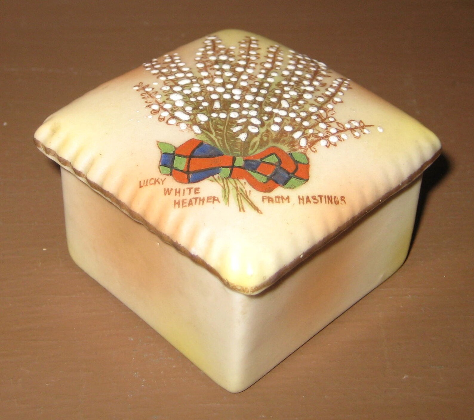 Carlton Ware Lucky White Heather Pill or Trinket Boxes From - Etsy