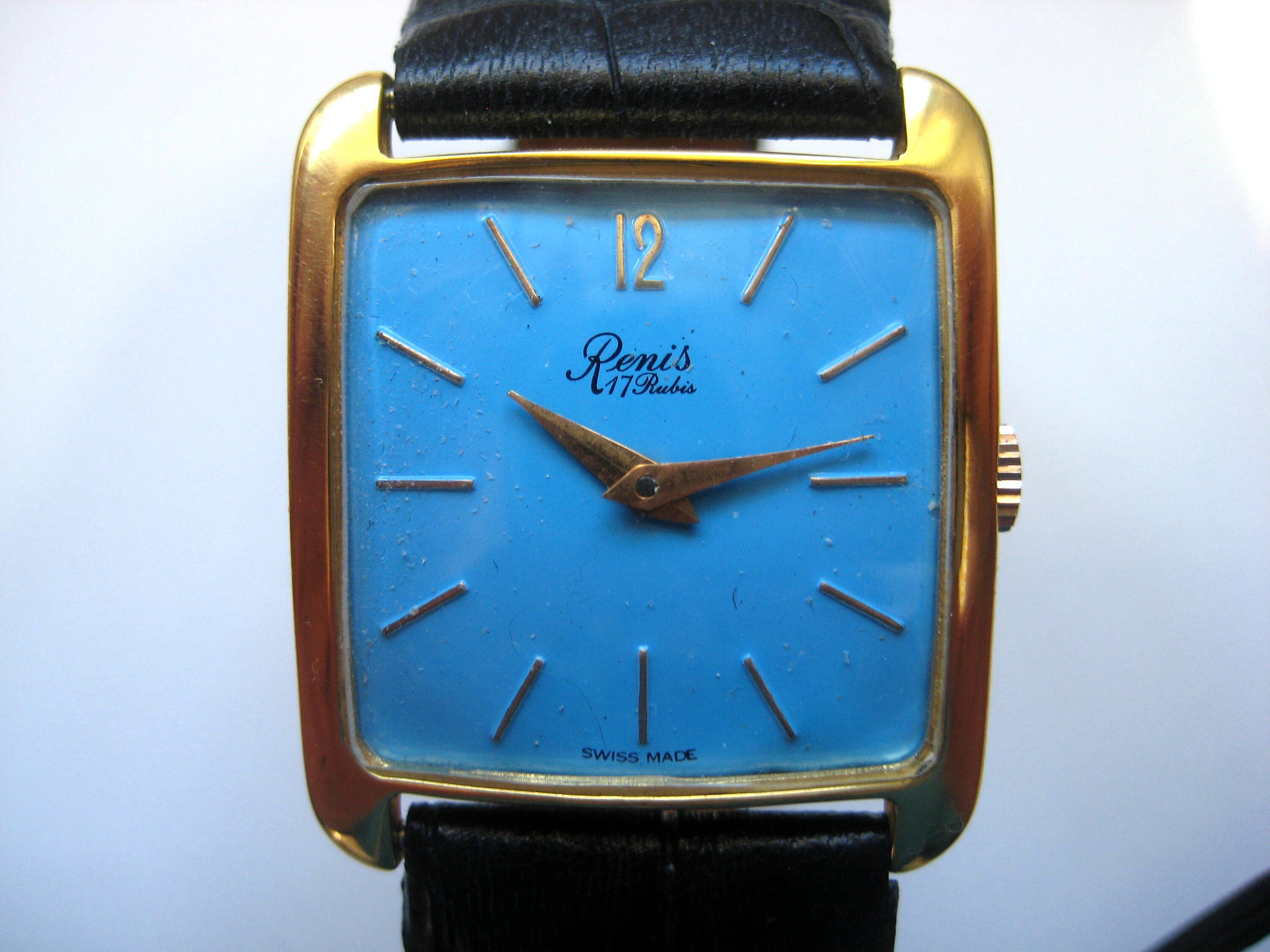 Swiss Made Renis 17 Rubis, 17 Jewel, Wristwatch With Stainless Steel ...