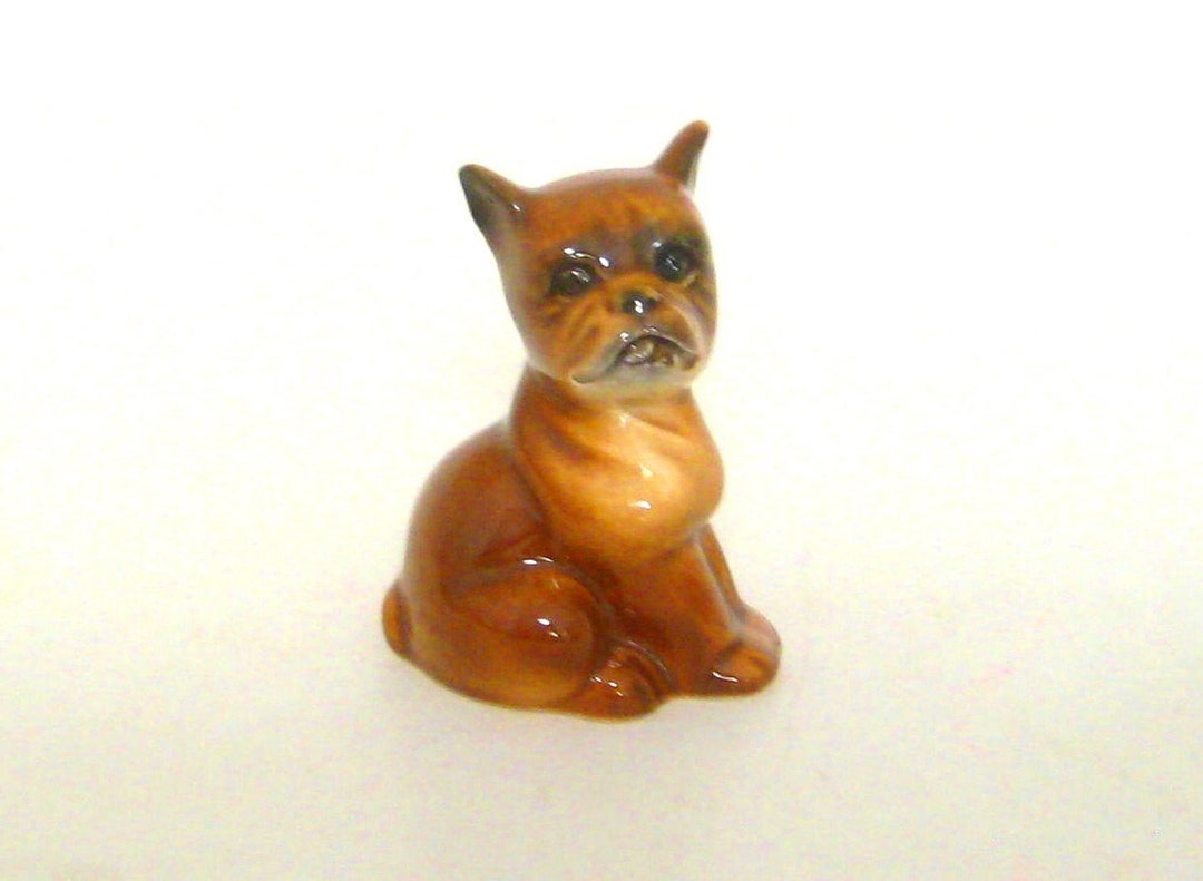 Goebel Boxer Dog Puppy Model Figurine Made in West Germany in Mint ...