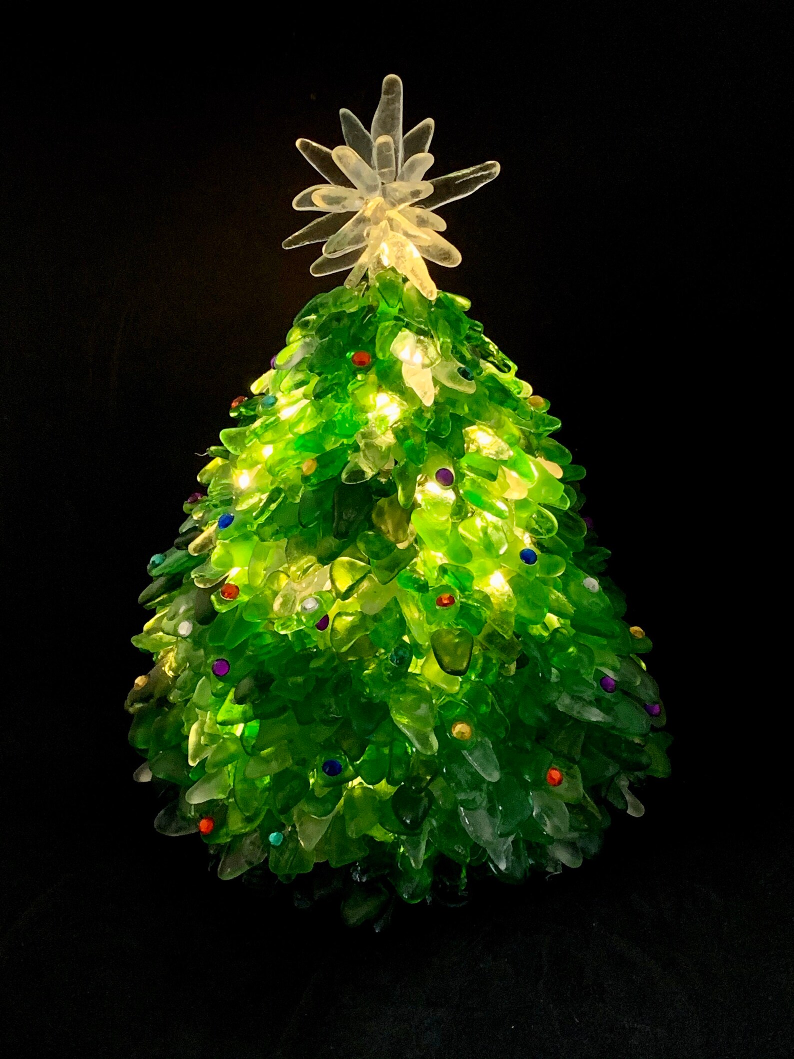 Seaglass Christmas Tree - Etsy