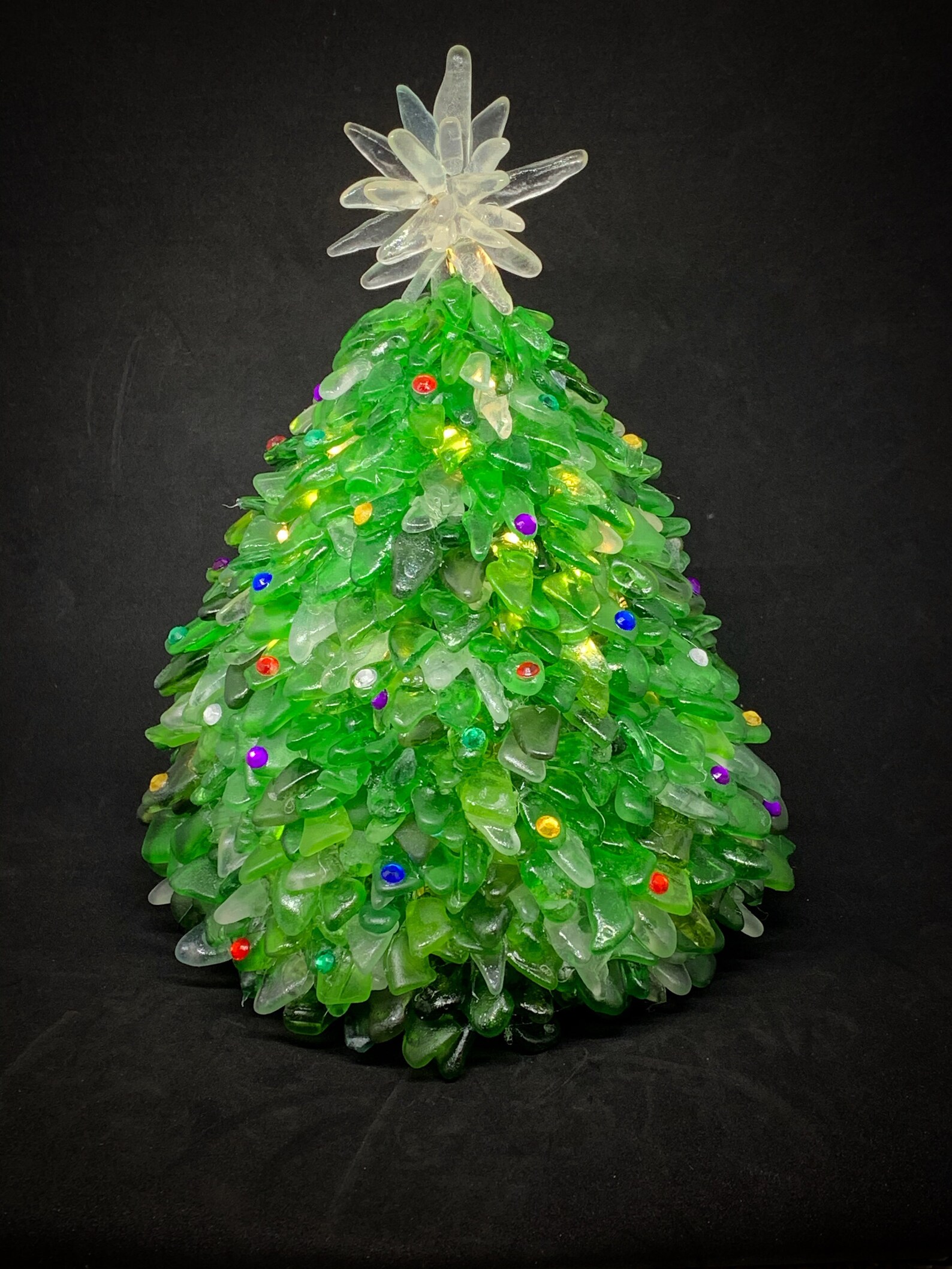 Seaglass Christmas Tree - Etsy