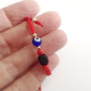 Newborn Baby Bracelet, Genuine Azabache Charm, Red String Newborn Evil ...