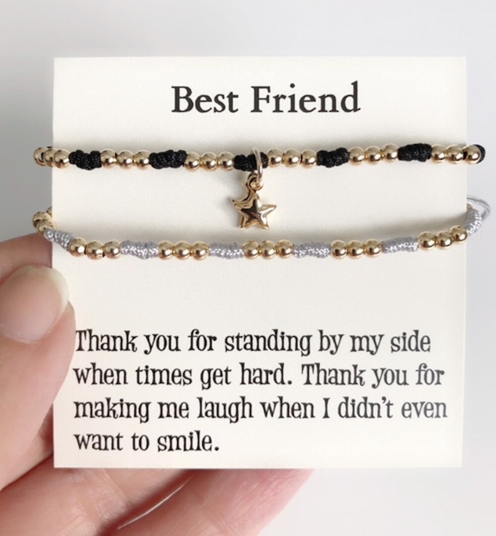 Best Friend Birthday Gifts Bracelet Friend String Matching | Etsy