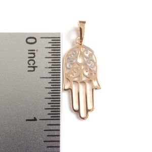 Mano De Fatima Necklace Hand of God Gold Hand of Fatima Chain Minimal ...