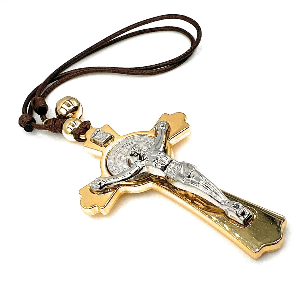 Home Protection Amulet Decor, Saint Benedict Cross Charm, Door Hanger ...
