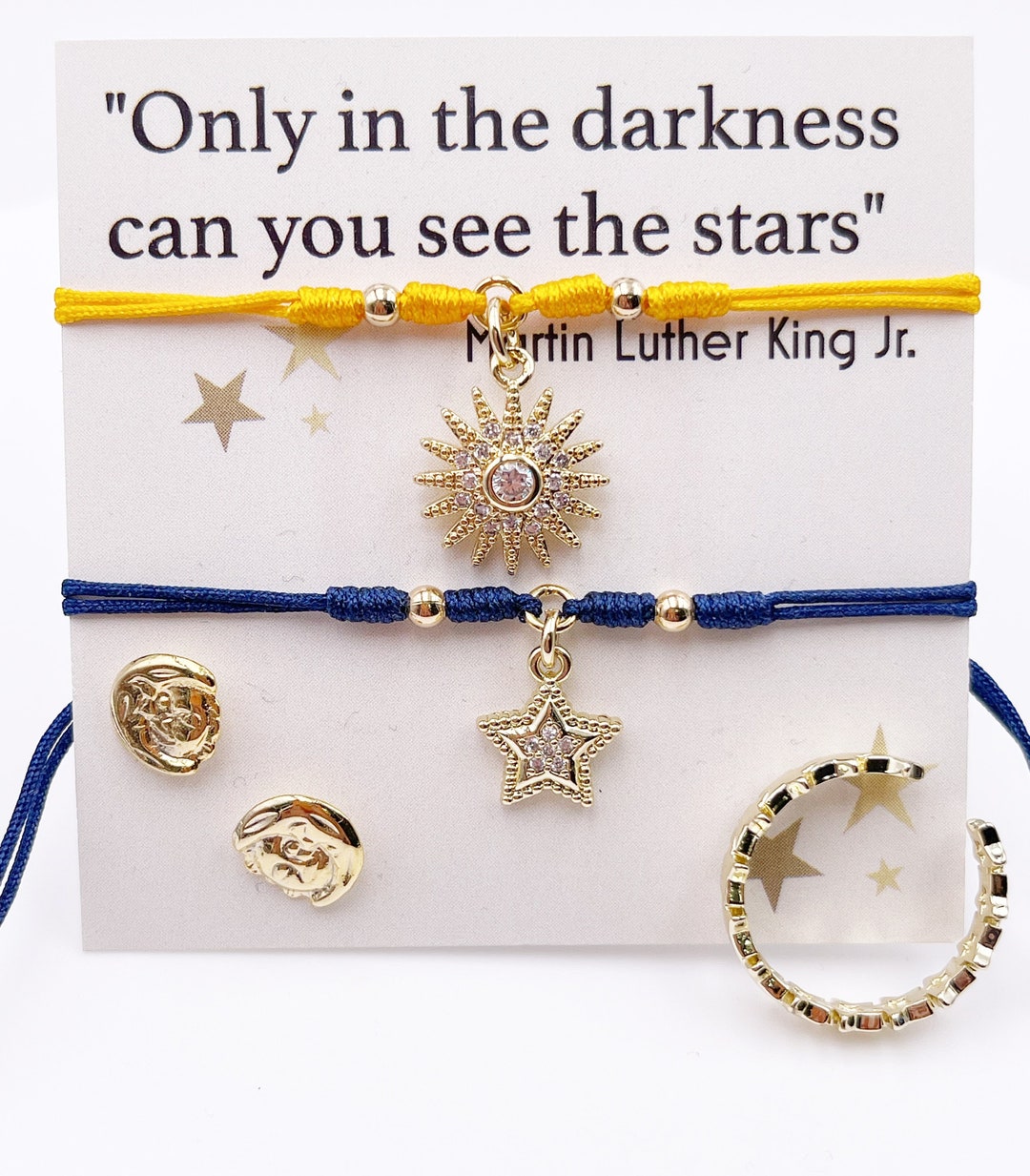Witchcraft Jewelry Set, Celestial Jewelry, Sun and Star One Size ...