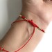Evil Eye Red String Bracelet Adjustable Knotted Bracelet - Etsy