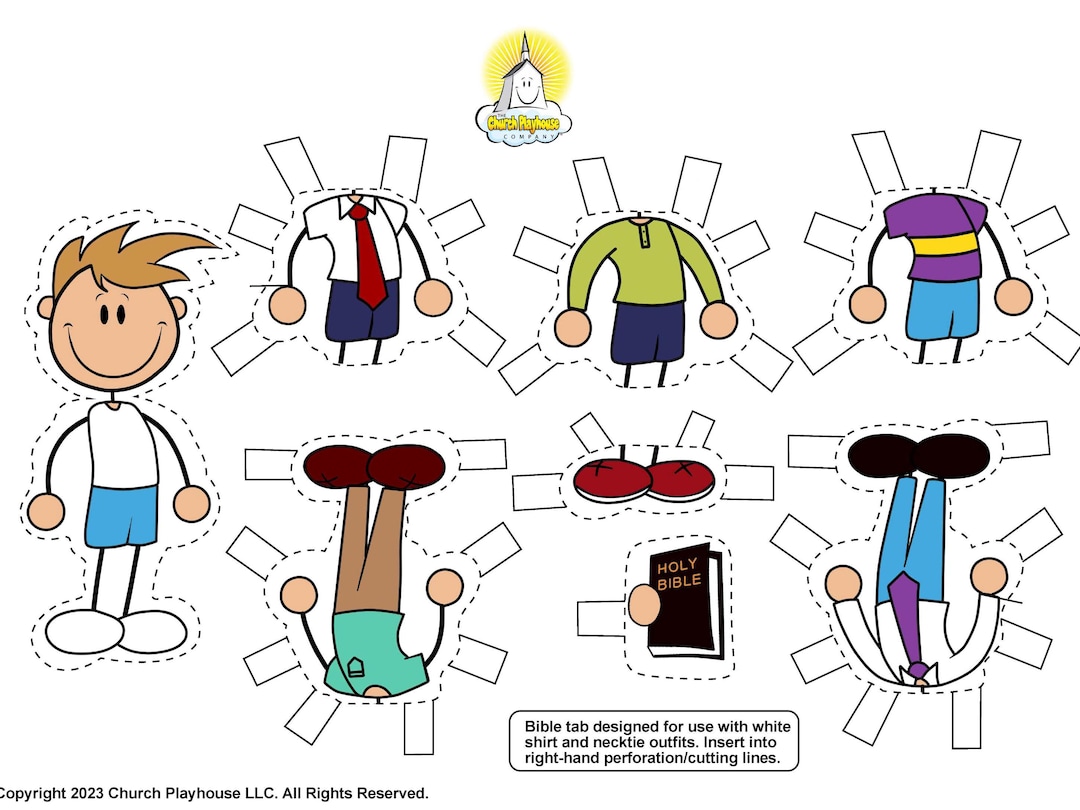 Meet JC: Little Man of God Printable Church Character Digital Christian ...