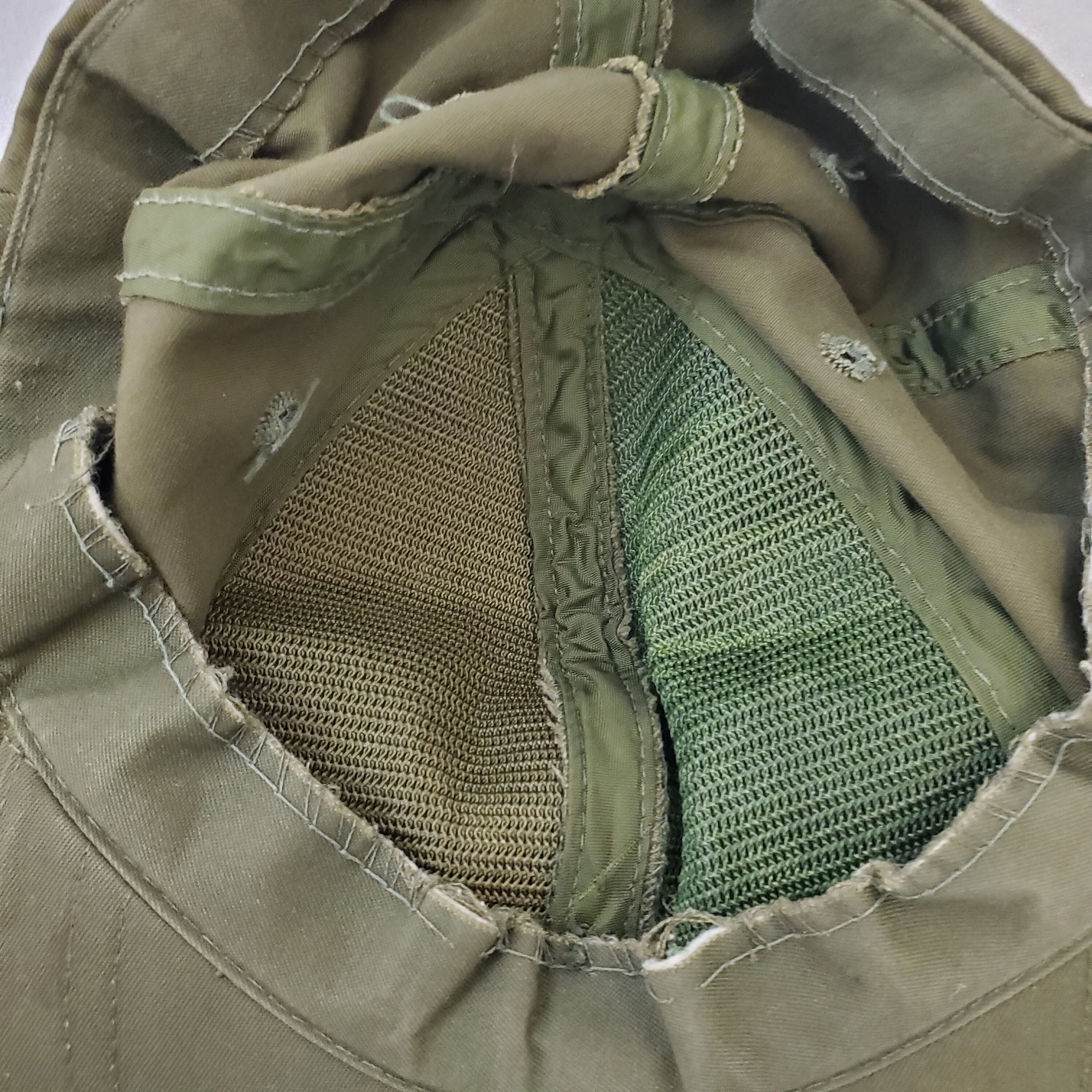 Vtg US ARMY OG-106 Hot Weather Field Cap 1970 Vietnam 7 Propper ...