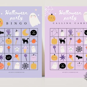 Halloween Party Bingo / Scavenger Hunt Checklist Game Girl/boy Party ...