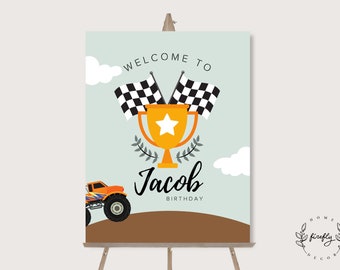 Monster Jam Welcome Sign - Etsy
