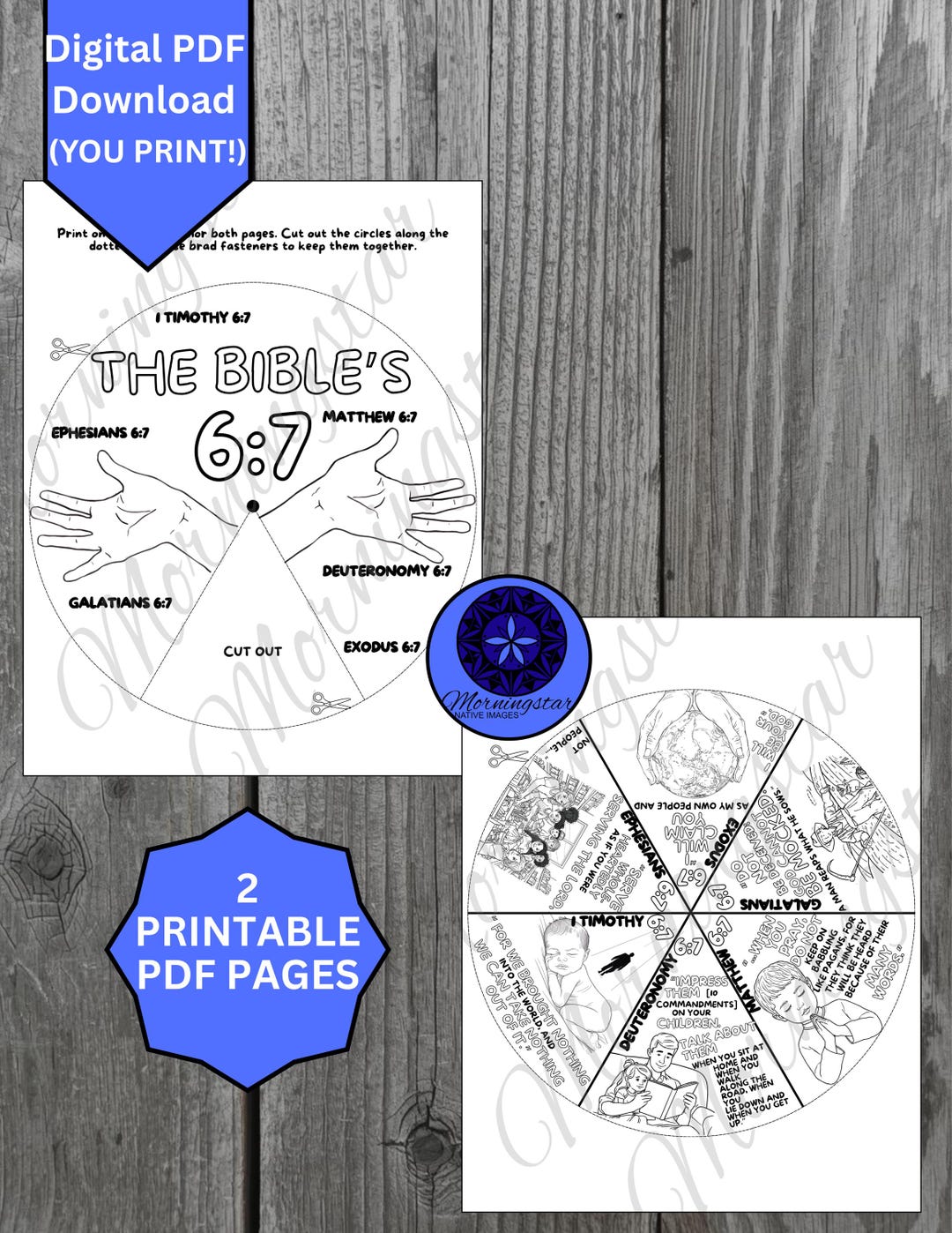 Bible Verse Wheel Craft | Sunday School Activity (PDF) - Etsy