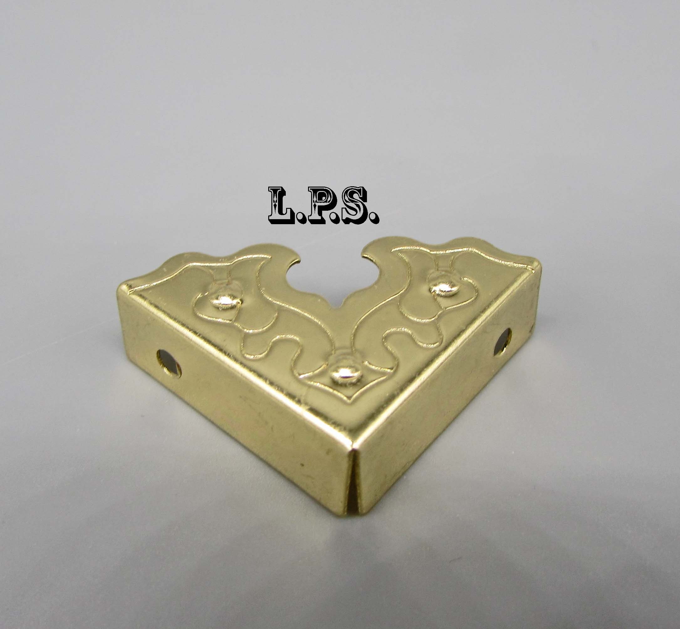 Brass Box Corners. Silver Box Corners Antique Brass Box | Etsy