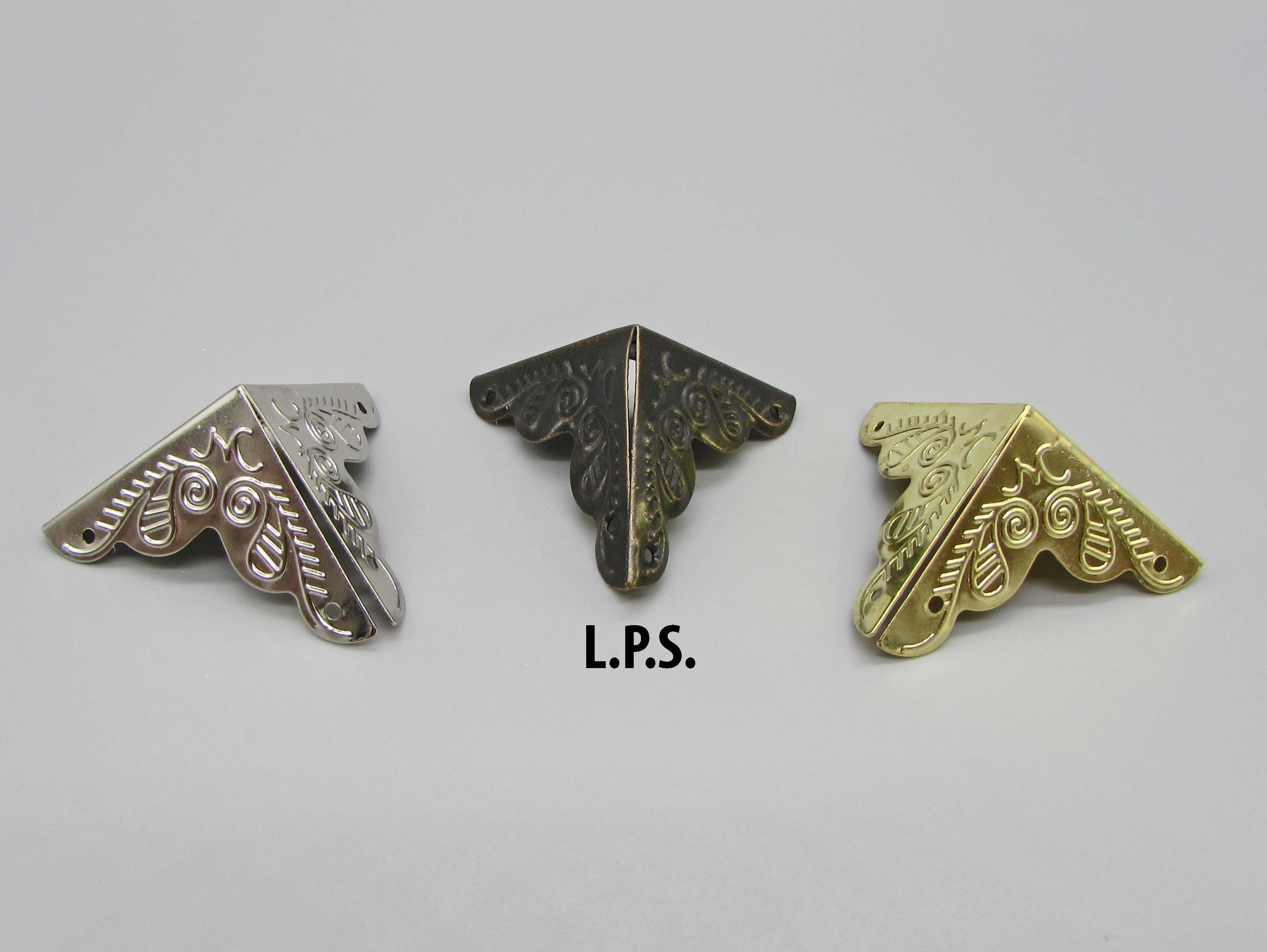 Brass Box Corners. Silver Box Corners Antique Brass Box | Etsy