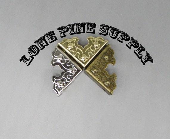 Brass Box Corners. Silver Box Corners Antique Brass Box - Etsy