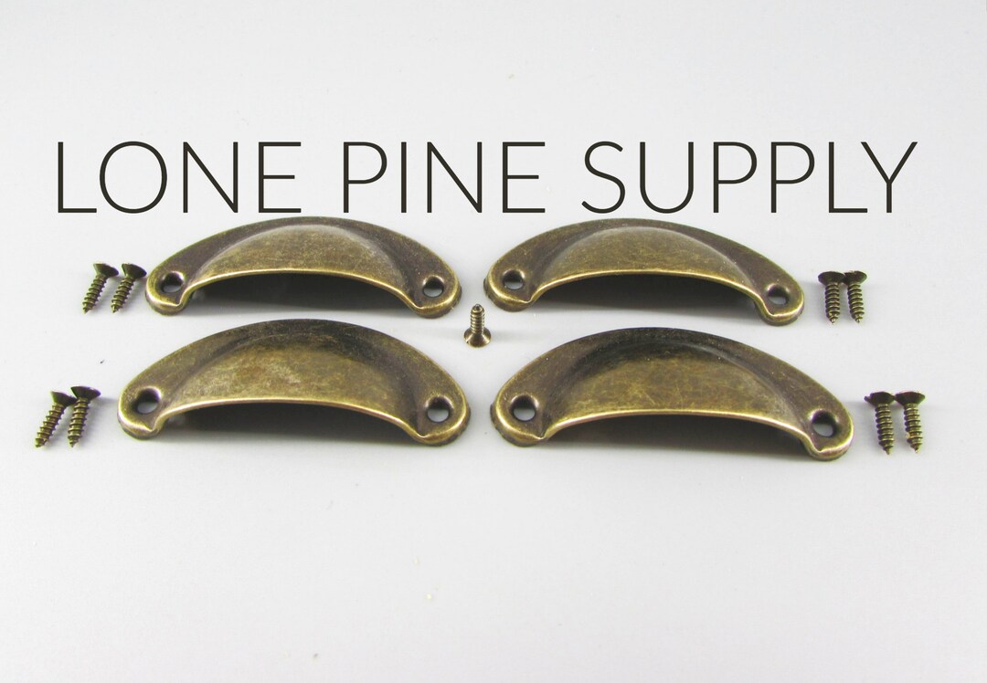 2 Inch Wide Handles, Drawer Handles, Antique Brass Drawer Handles ...