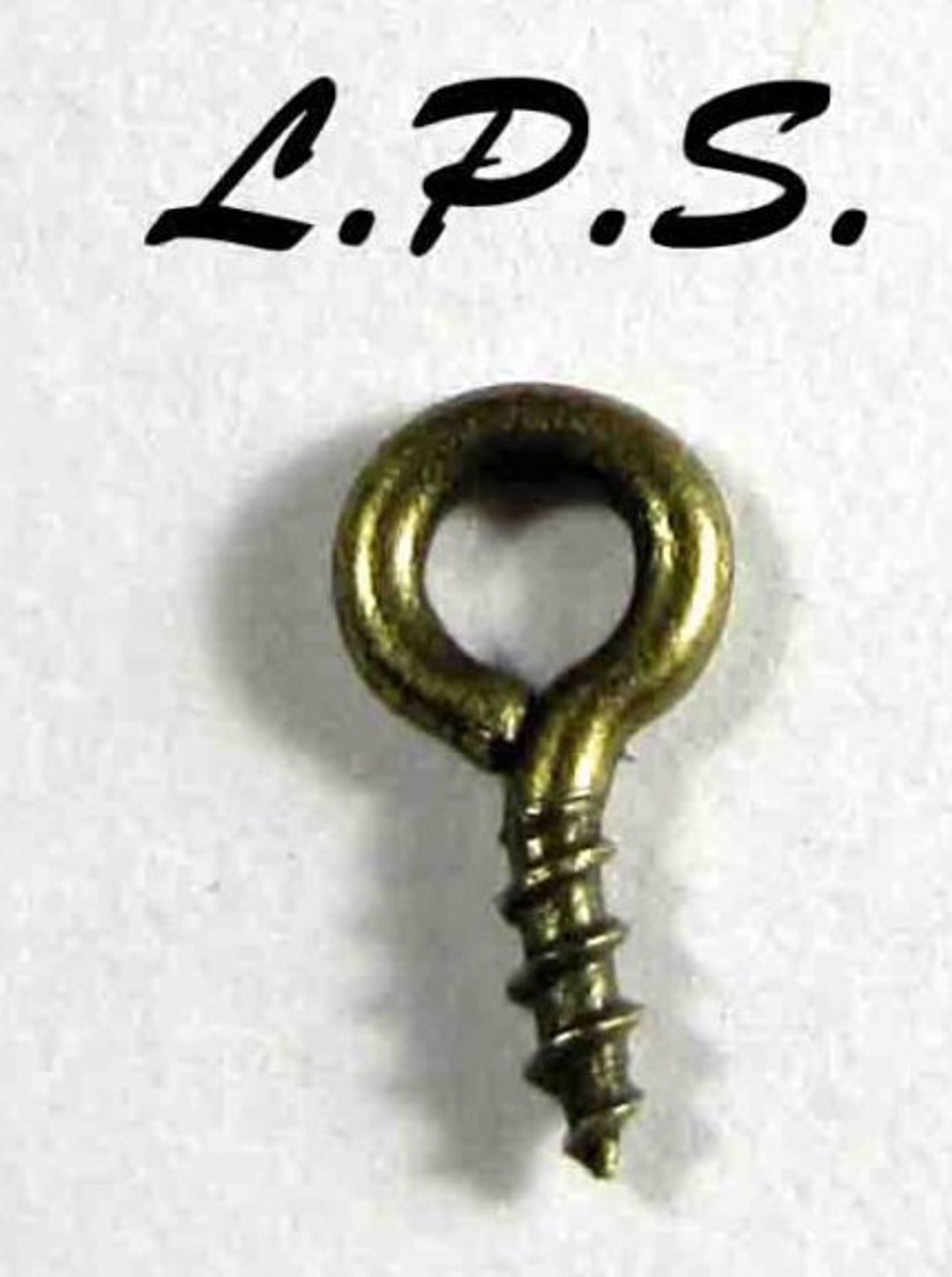 100 Antique Brass 8mm Eye Screws, 5/16 Eye Screws, Brass Eye Screws ...