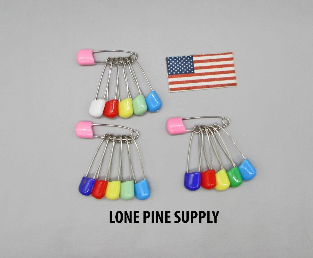 Baby Pins, Diaper Pins, Safety Pins. Colored Pins, Colored Diaper Pins ...