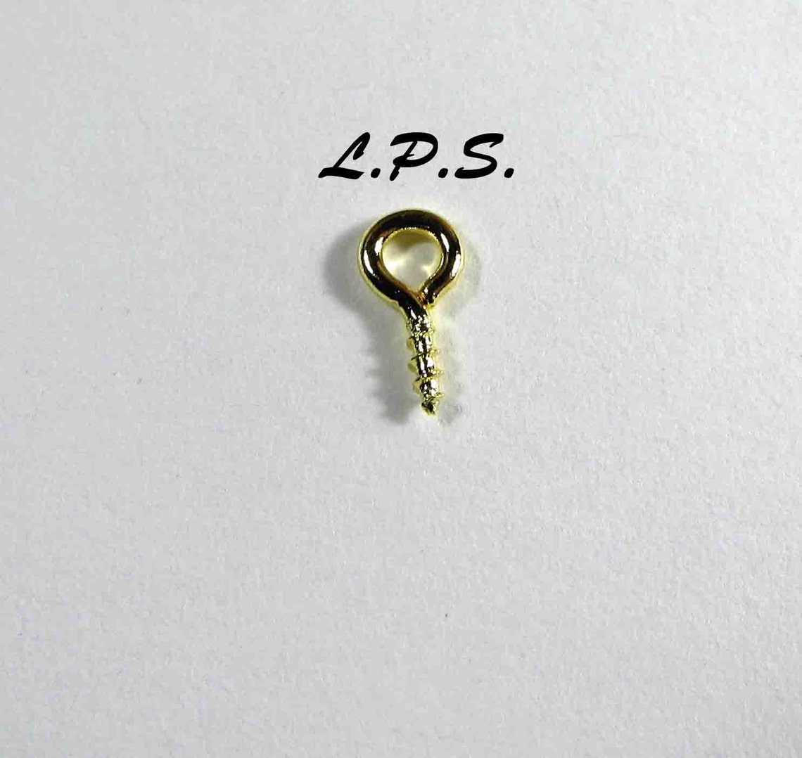 100 Small Eye Screws 5/16 Eye Screws Brass Eye Screws. Craft - Etsy
