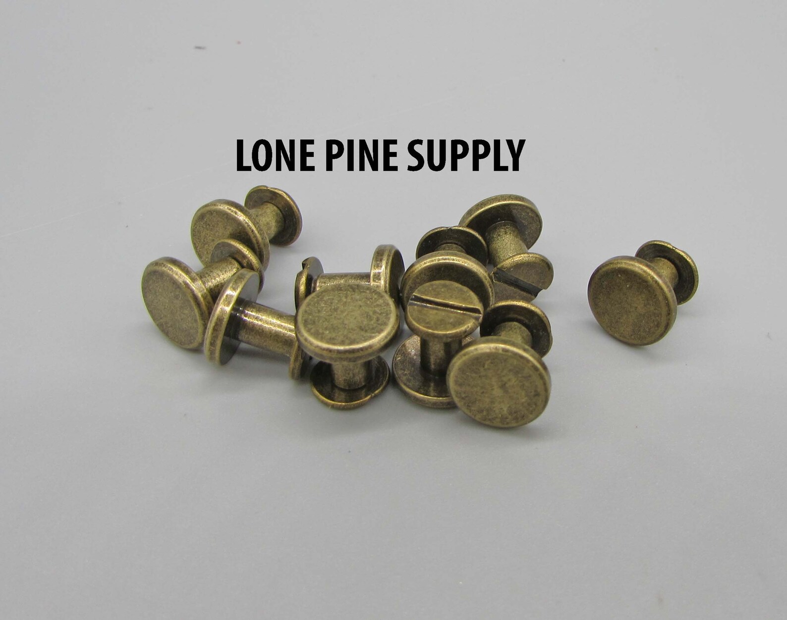 10 Antique Brass Sex Bolts Sex Bolts Double End Bolts Etsy