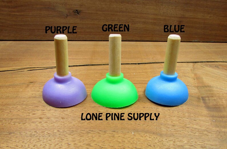Cute Little Plungers. Mini Plungers. Colored Mini Plungers. - Etsy