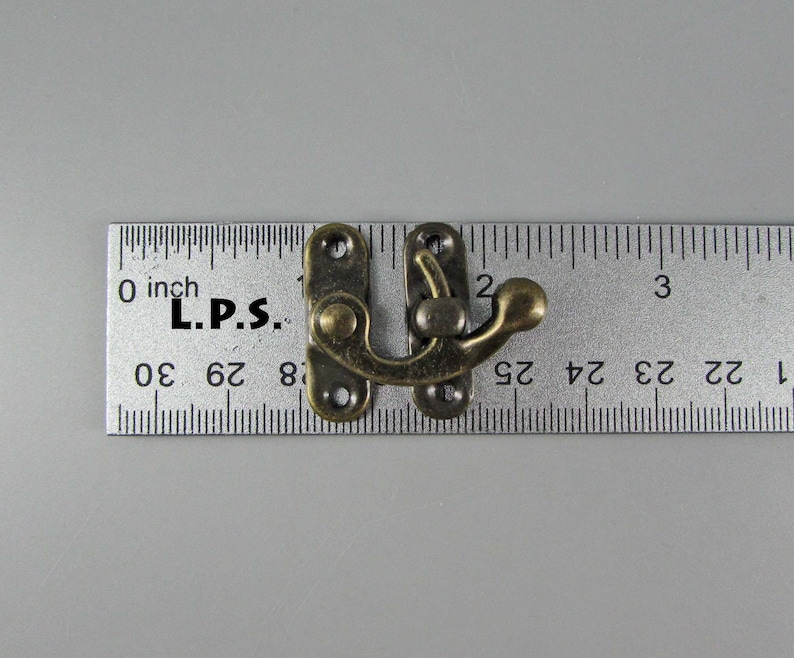 4 Ox Horn Latches, Antique Brass Ox Horn Lathes, Antique Brass Latch ...