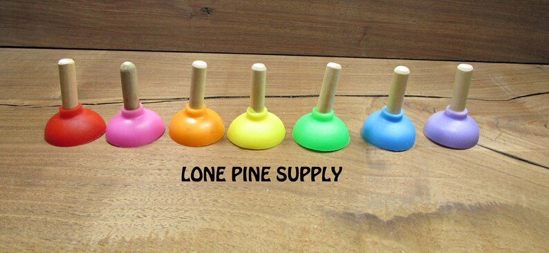 Cute Little Plungers. Mini Plungers. Colored Mini Plungers. - Etsy