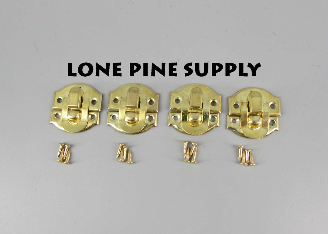 4 Latches, Polished Brass Lathes, Polished Brass Latch, - Etsy