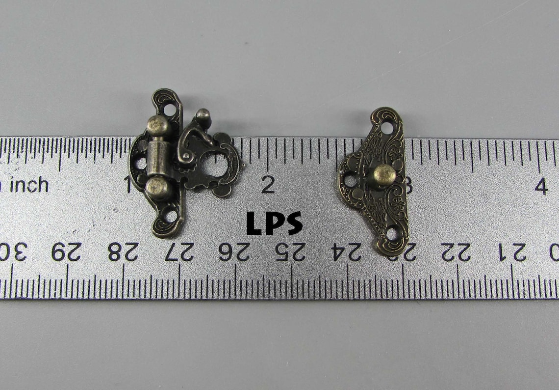 2 Antique Brass Latches Jewelry Box Latch Box Latch - Etsy