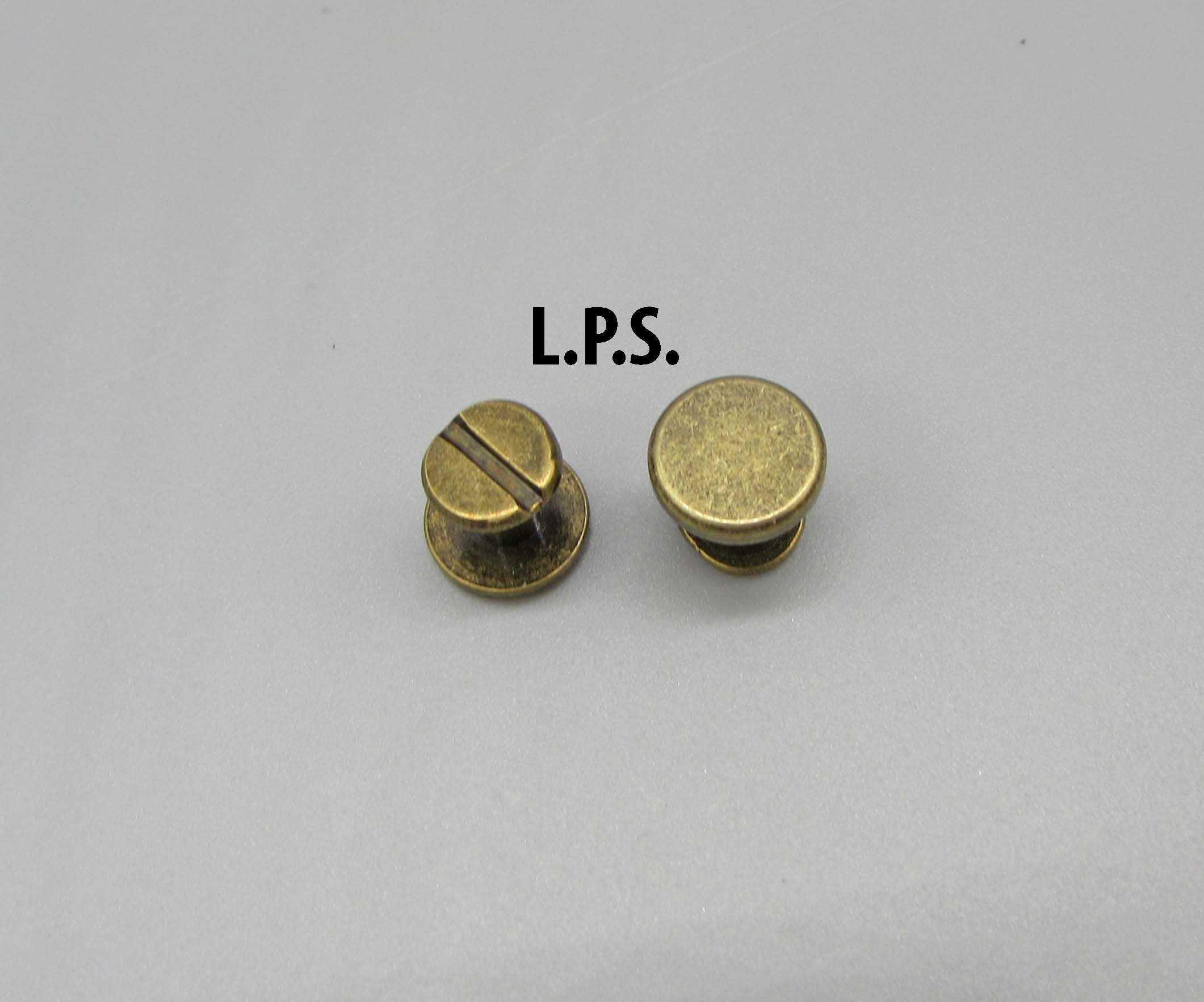 10 Antique Brass Sex Bolts Sex Bolts Double End Bolts Etsy