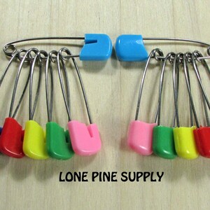 Baby Pins, Diaper Pins, Safety Pins. Colored Pins, Colored Diaper Pins ...