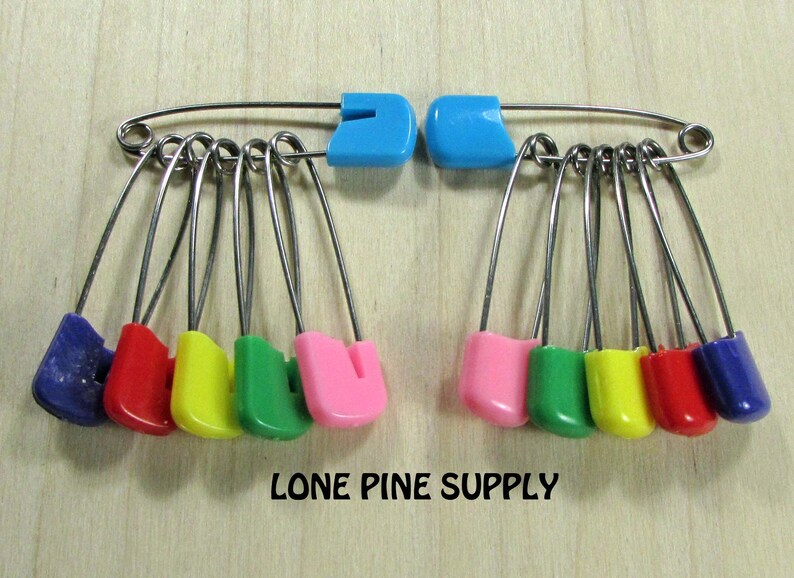 Baby Pins Diaper Pins Safety Pins. Colored Pins Colored - Etsy
