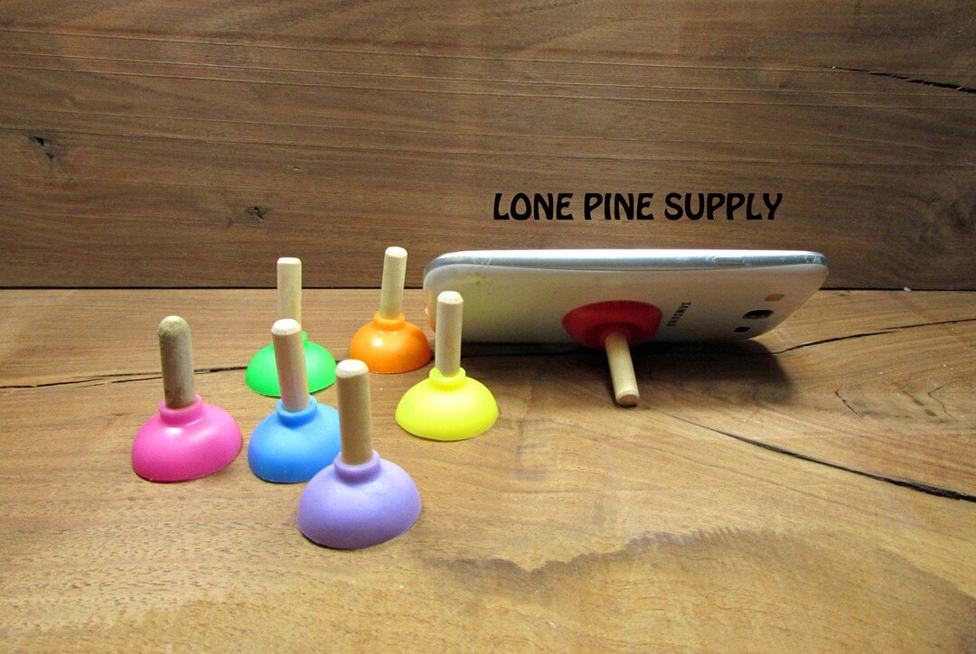 Cute Little Plungers. Mini Plungers. Colored Mini Plungers. Craft ...