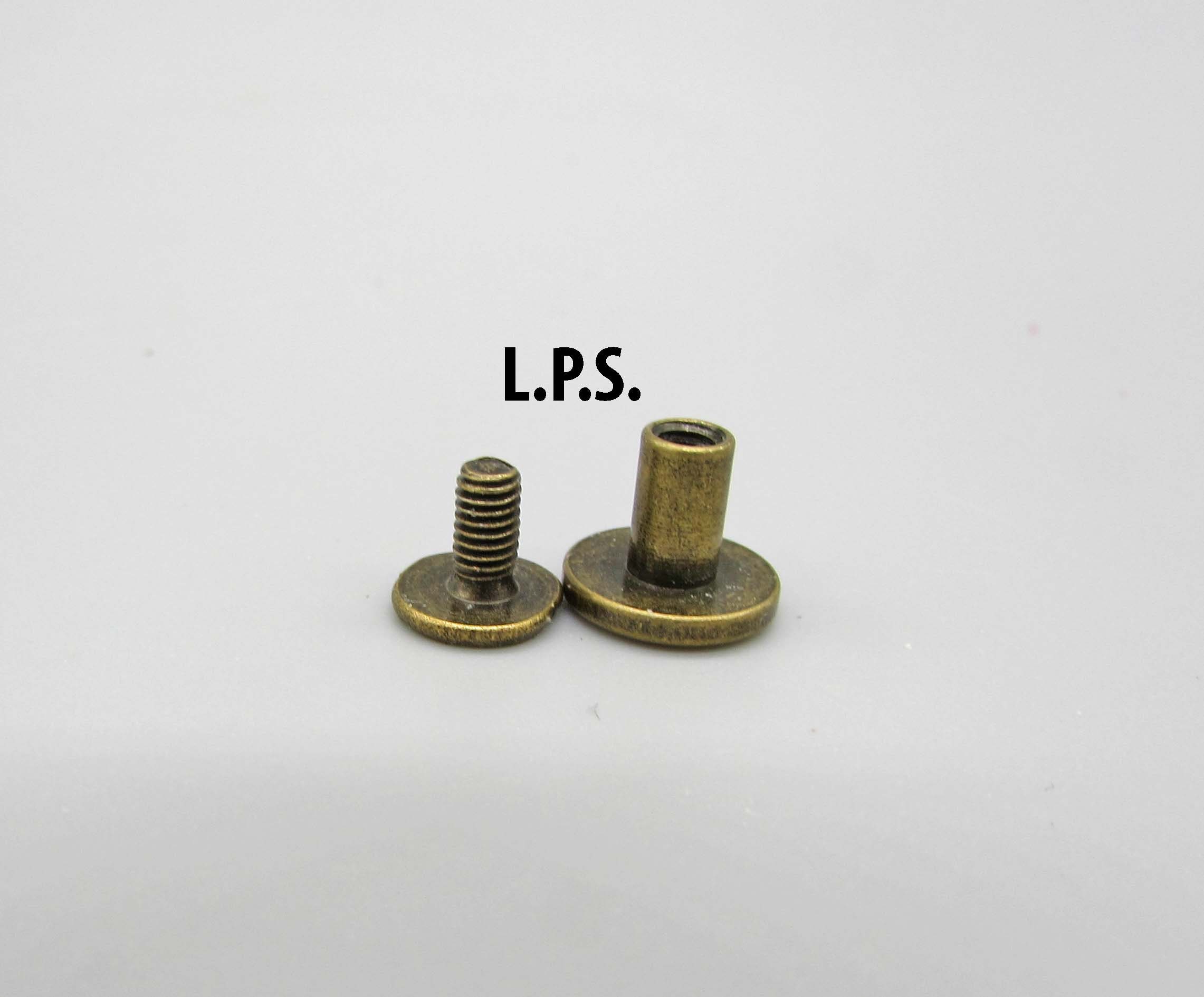 10 Antique Brass Sex Bolts Sex Bolts Double End Bolts Etsy