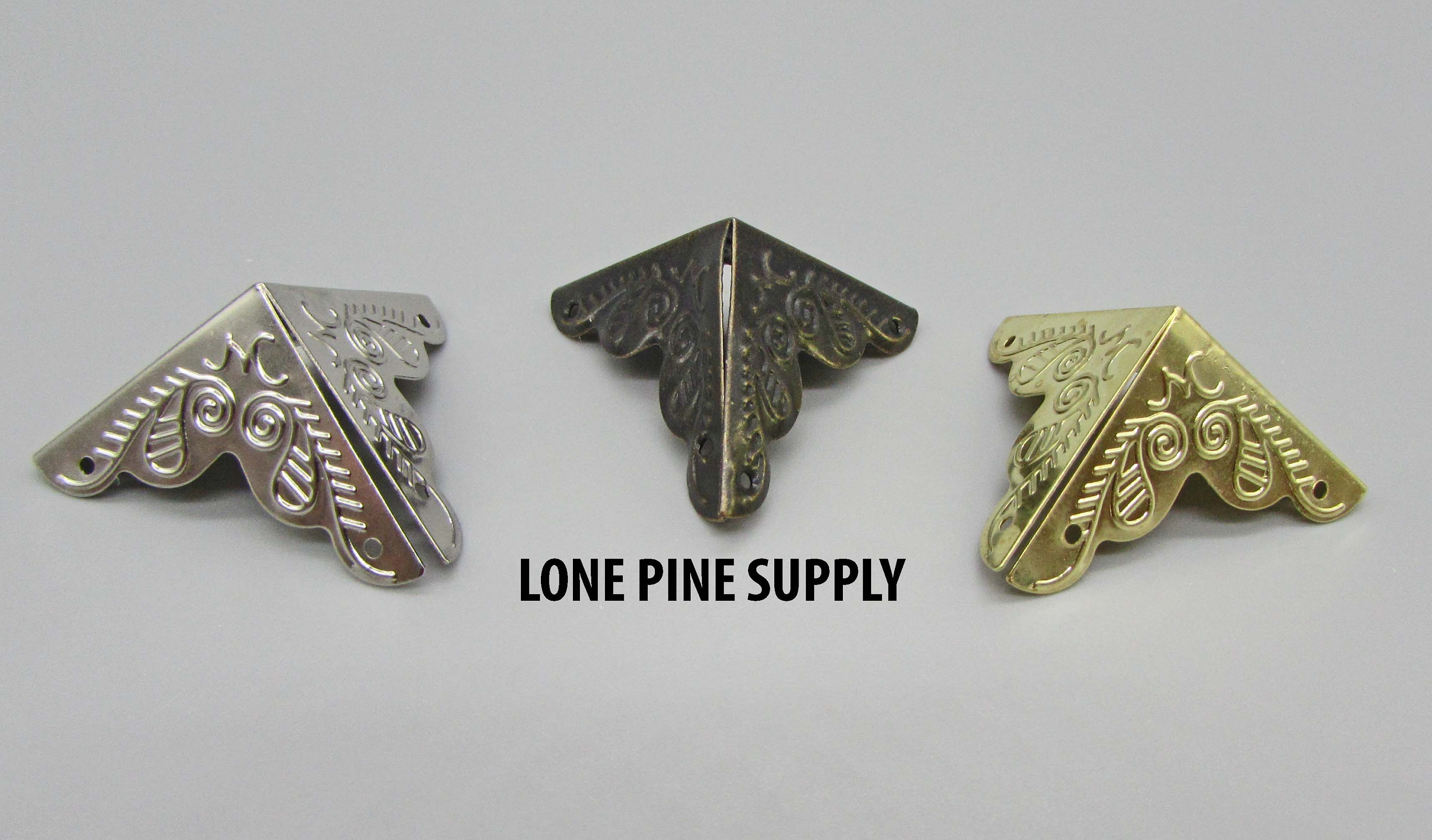 Brass Box Corners. Silver Box Corners Antique Brass Box | Etsy