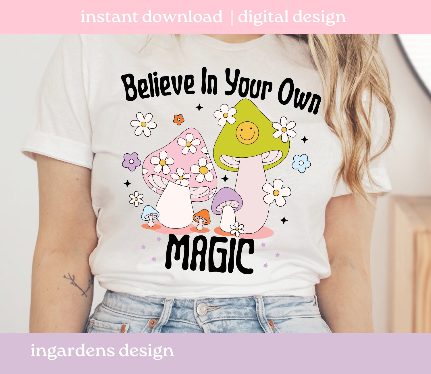 Believe in Your Own Magic SVG PNG, Digital Download for Tee Shirts ...