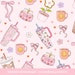 Girly Girl Seamless Pattern, Soft Girl Pattern, Digital Download ...