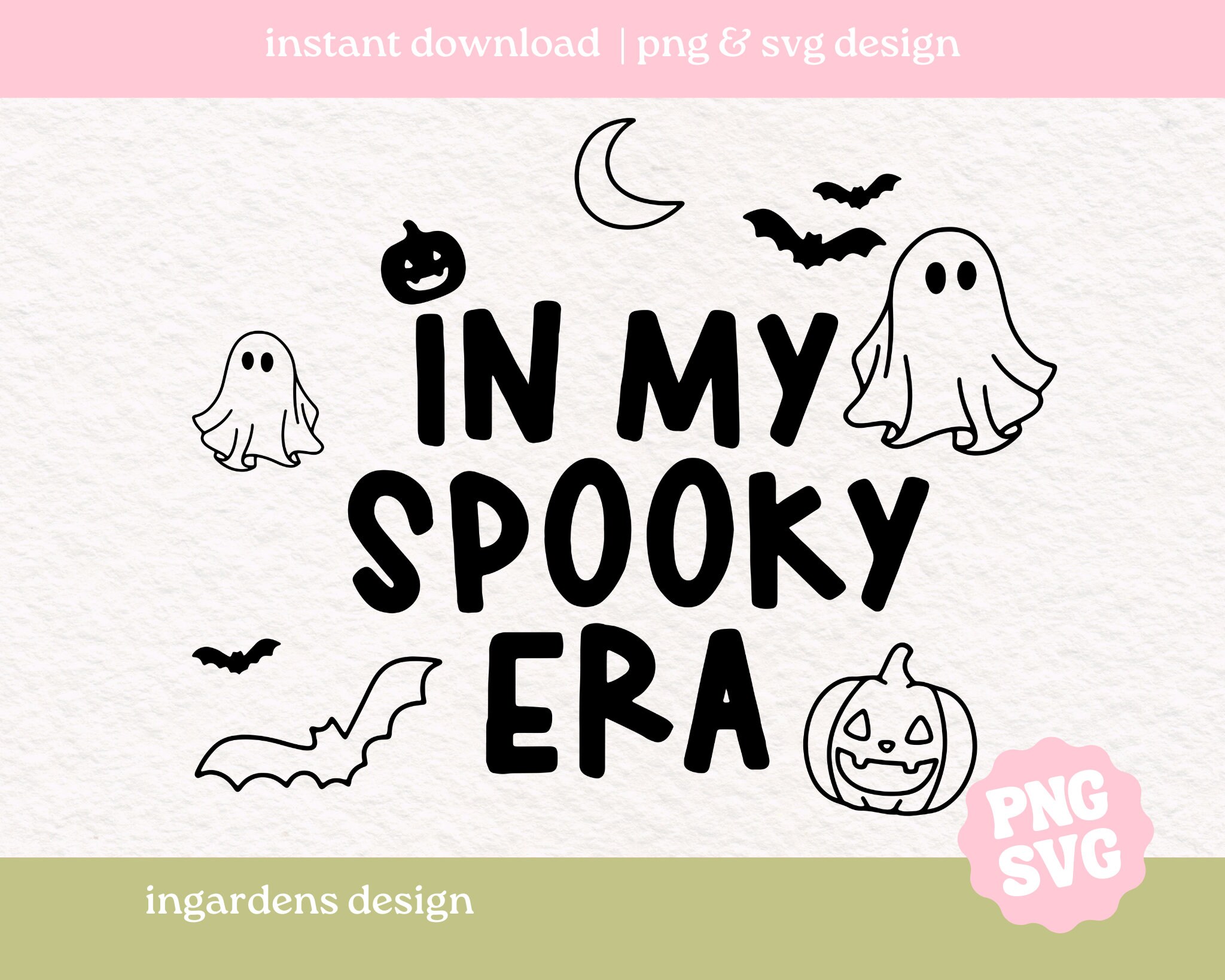 In My Spooky Era SVG PNG Fall Autumn October Png Png for - Etsy