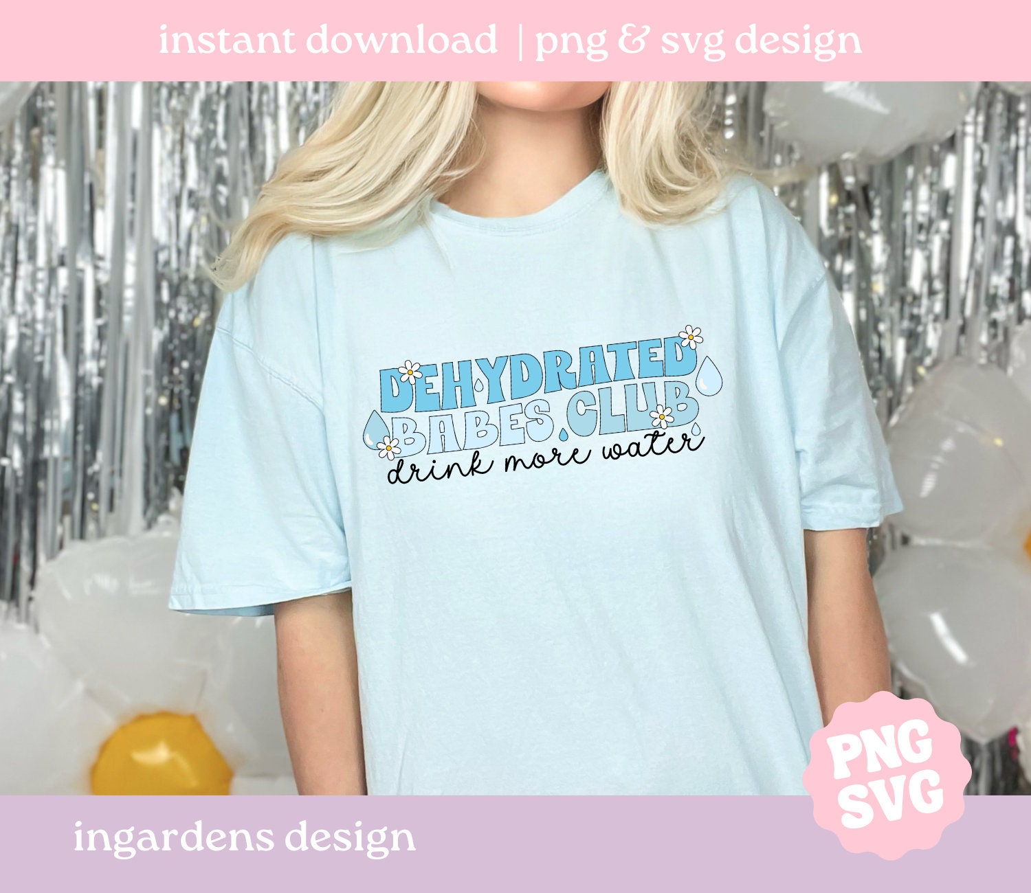 Dehydrated Babes Club PNG SVG, Funny Png Svg, Design for T-shirt ...