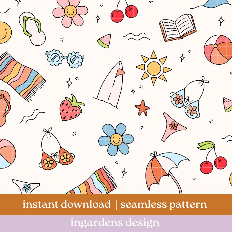 Doodle Pattern - Etsy