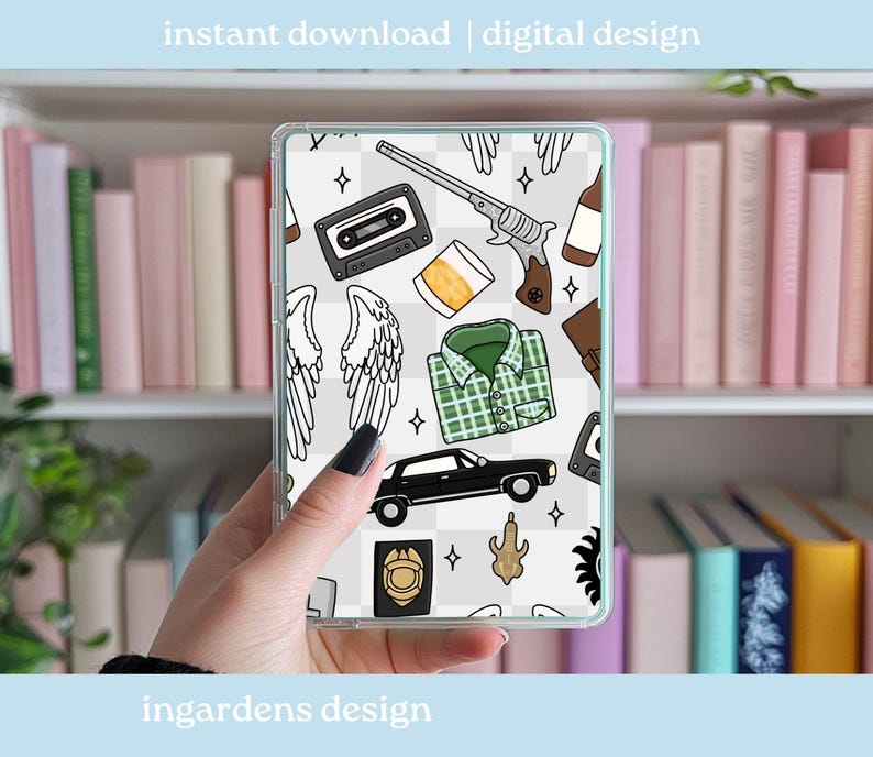 Supernatural Seamless Pattern PNG, Pop Culture Supernatural Seamless ...