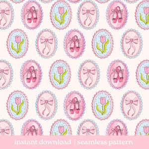 Soft Girl Seamless Pattern, Soft Girl Pattern, Digital Download ...
