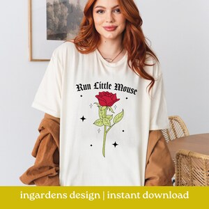 Run Little Mouse PNG SVG, Bookish Png Svg, Digital Download Art for T ...
