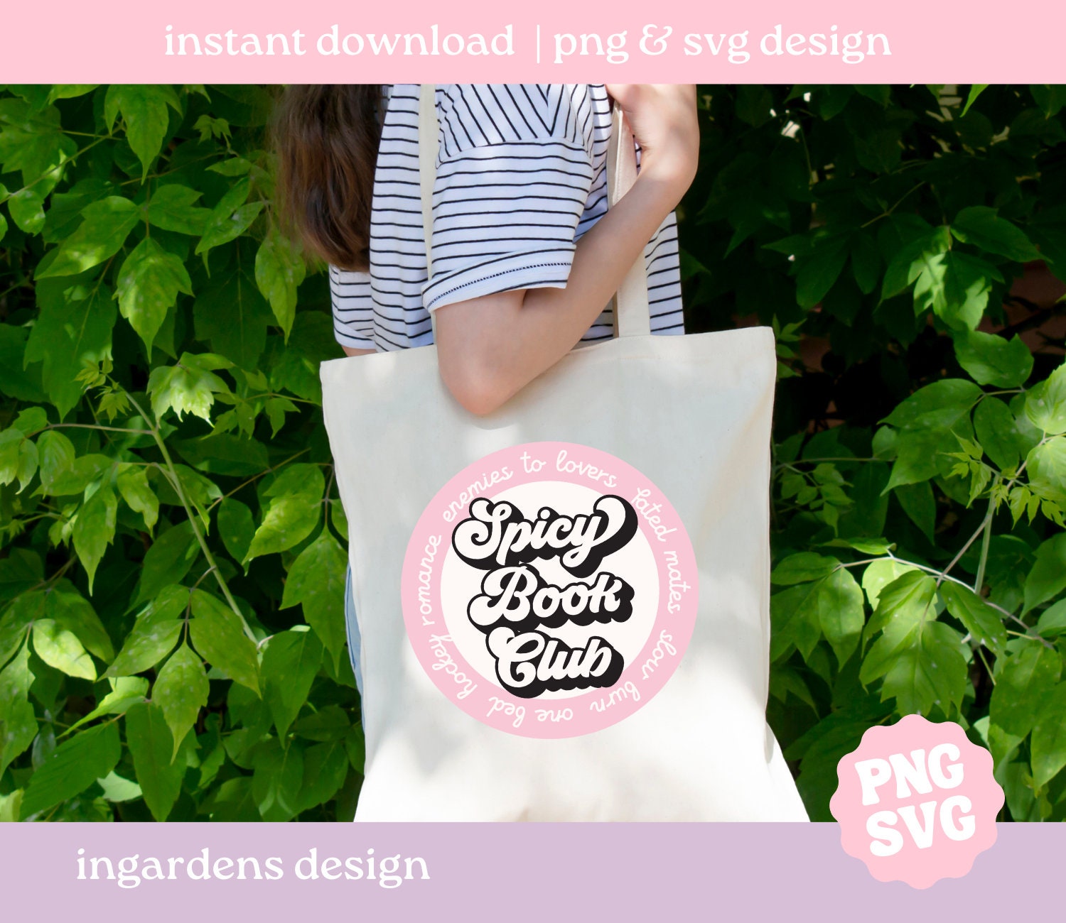 Spicy Book Club PNG SVG, Bookish Png Svg, Badge Svg Png - Etsy