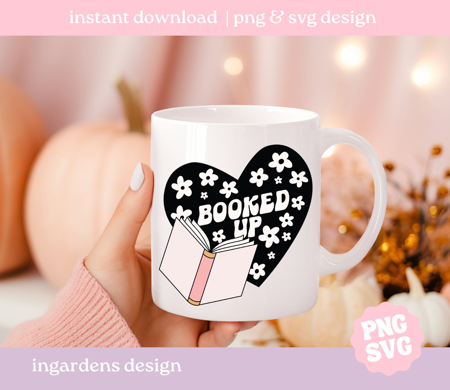 Booked up PNG and SVG, Bookish Png Sublimation Design, Book Reader ...
