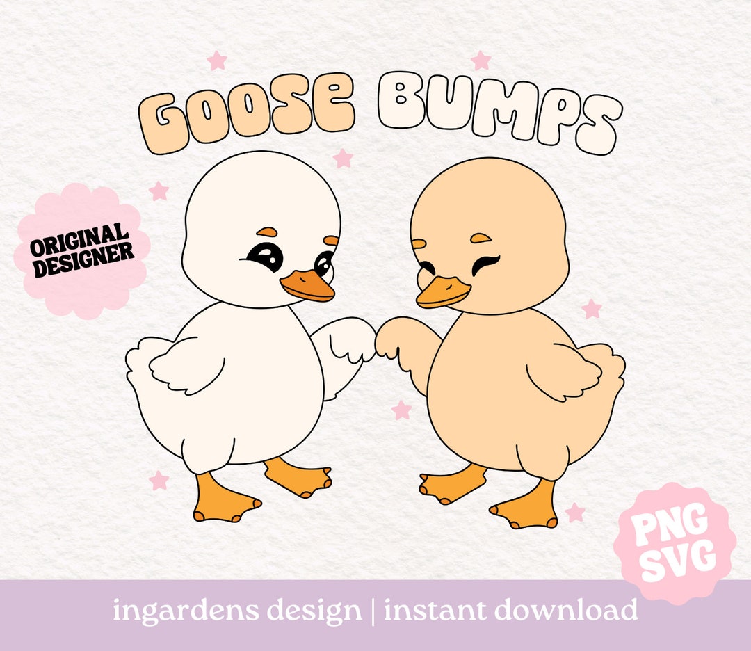 Goose Bumps PNG SVG, Cute Goose Design, Children Design, Transparent ...