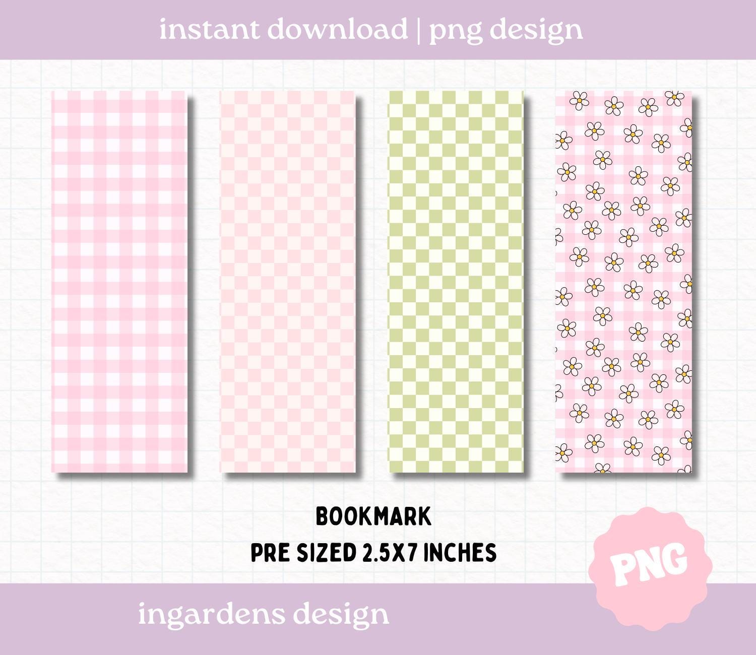 Picnic Bookmarks PNG, Digital Bookmark, Printable Bookmark, Digital ...