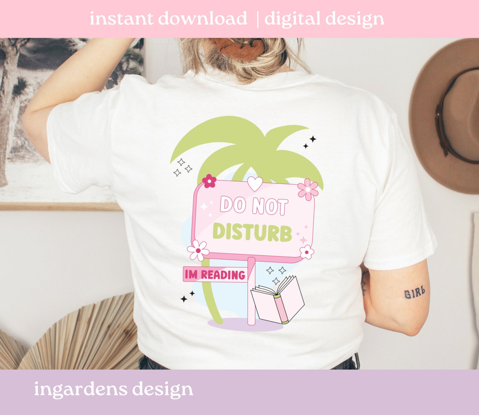 Do Not Disturb I'm Reading PNG SVG, Bookish Png Svg, Digital Download ...