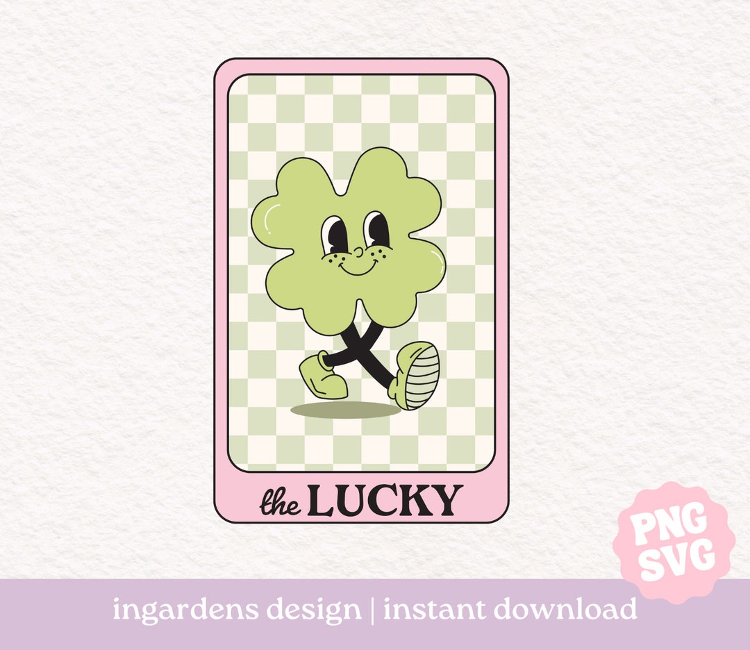 The Lucky SVG PNG, Design for Tarot Card, St Patricks Day Svg Png ...