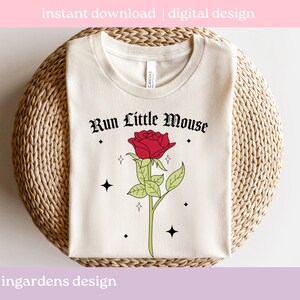 Run Little Mouse PNG SVG, Bookish Png Svg, Digital Download Art for T ...